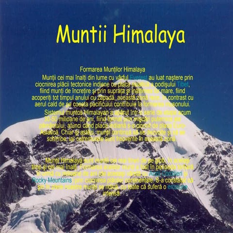 Muntii Himalaya | PPT