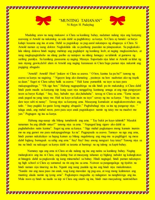 Ang Dalawang Magkaibigan | DOCX