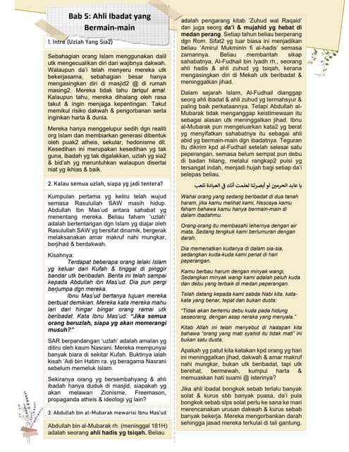 Kronologi Timeline Seerah Rasulullah SAW | PDF