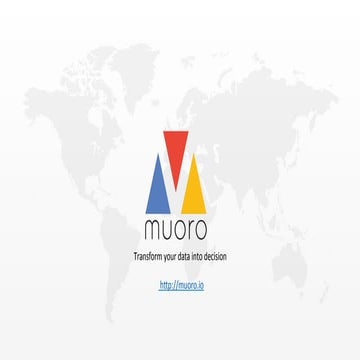 MUORO Analytics- Data Science Tool | PDF