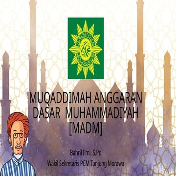 MUQADDIMAH ANGGARAN DASAR MUHAMMADIYAH [MADM].pptx