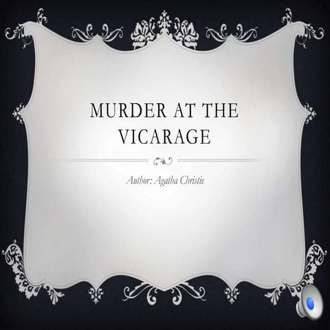 Murder at the Vicarage | PPSX | Death, Injury, or Military Conflict ...