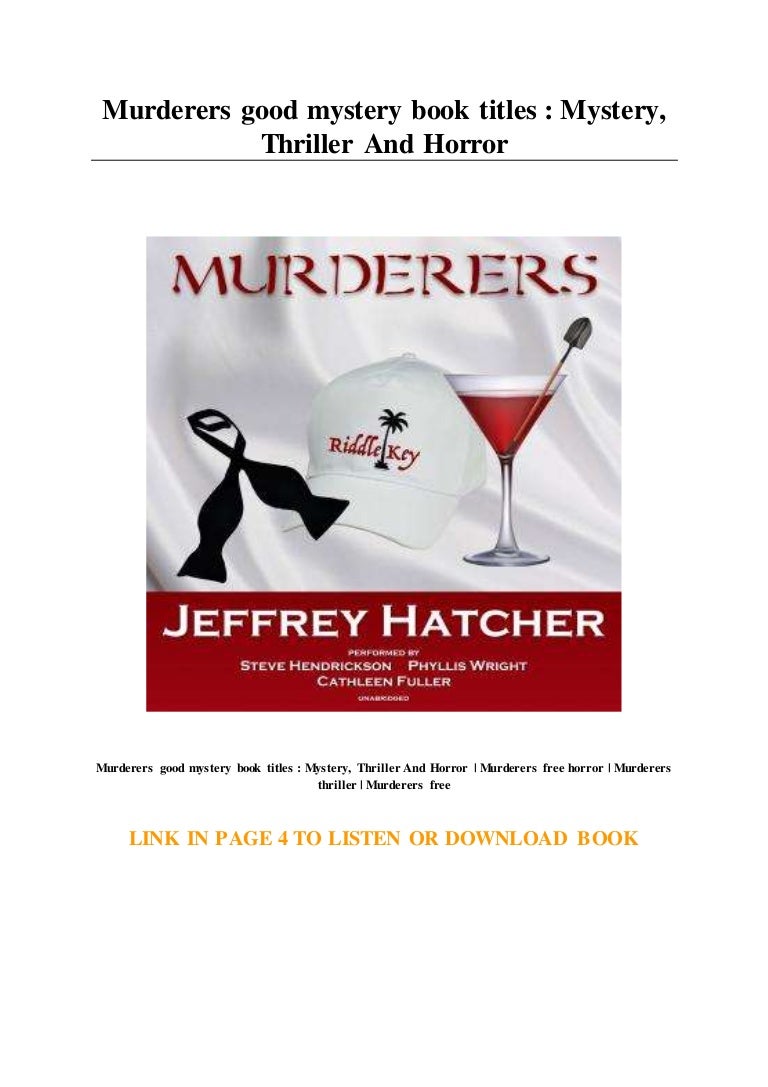 Murderers Good Mystery Book Titles Mystery Thriller And Horror murderers-good-mystery-book-titles-mystery-thriller-and-horror