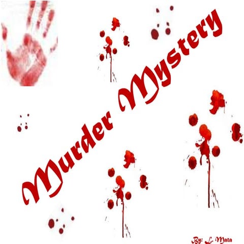 Murder mystery 2 | PPTX