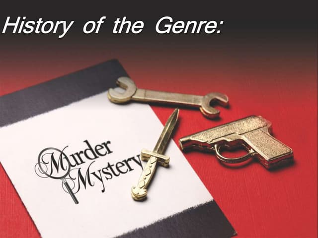 Murder mystery | PPT