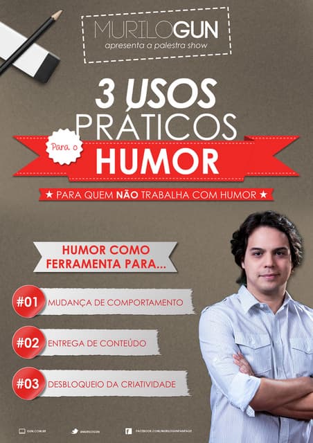 Murilo Gun, Comediante e palestrante at Comédia ao vivo