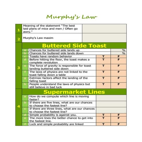 Murphy's Law | PDF