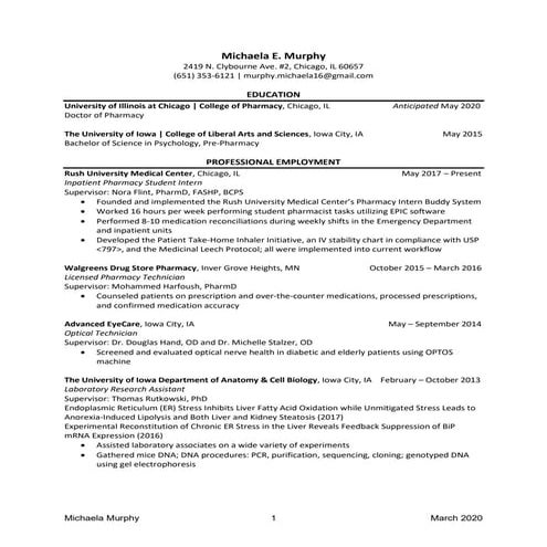 Murphy_Michaela_CV_3.2020_li | PDF