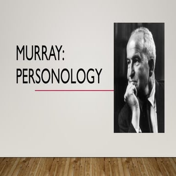 theories of personality henry MURRAY.pptx