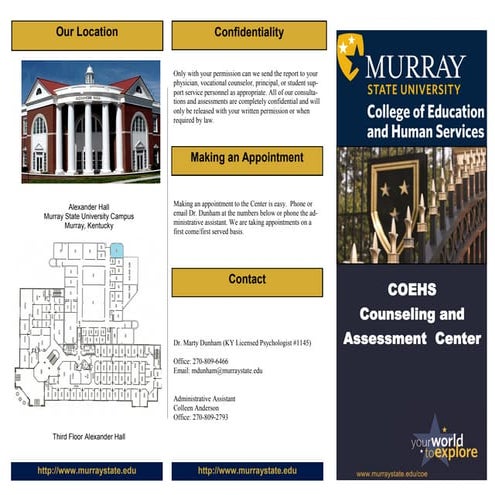 Murray state university brochure | PDF