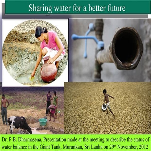 Sharing water for a better future | PPT