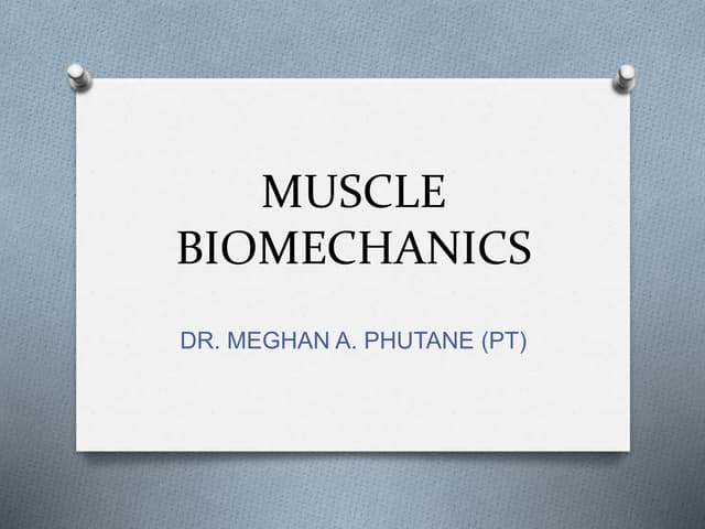 muscle structure_and_function | PPT | Biological Sciences | Science