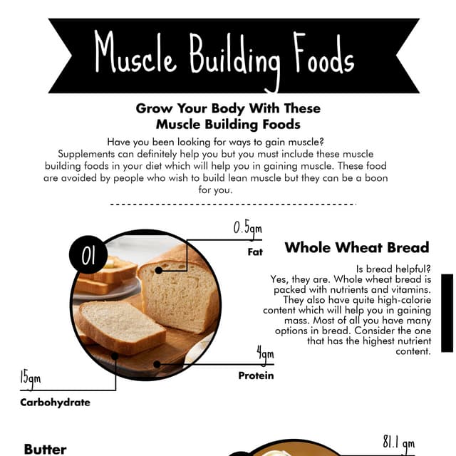 Muscle Building Foods | PDF