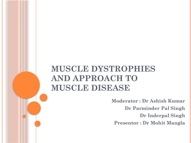 Muscular dystrophy | PPTX