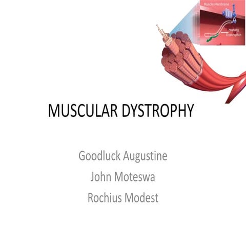 Muscular dystrophy | PPTX