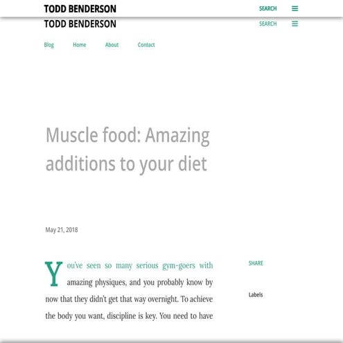 Muscle food amazing additions to your diet | PDF