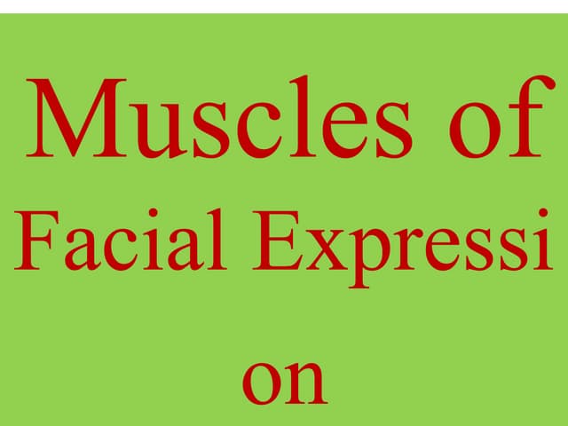 Facial muscles and its expression.pptx | Eye and Vision Conditions | Diseases and Conditions