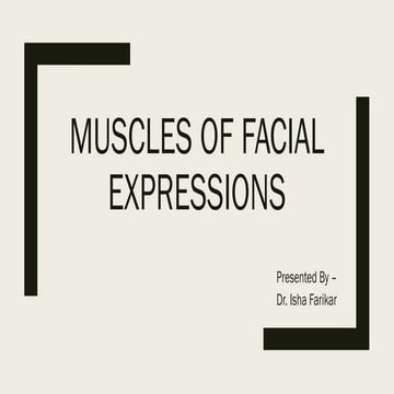 Muscles of face | PPTX
