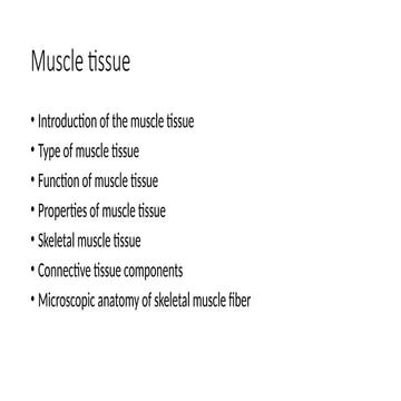 General anatomy of muscles | PPT