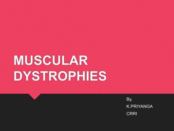Duchenne muscular dystrophy | PPT