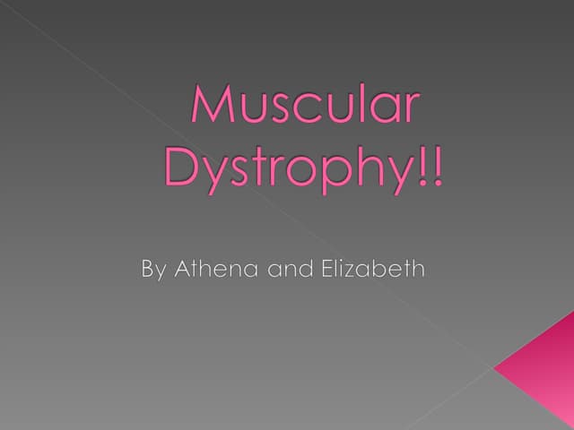 Duchenne Muscular Dystrophy (DMD) | PPT