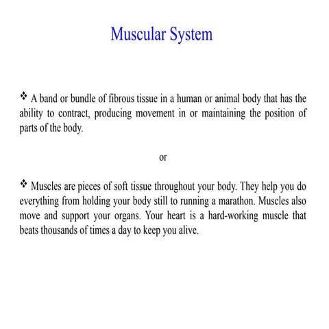 different aspect of Muscular System.pptx