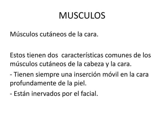 Musculos faciales | PPT