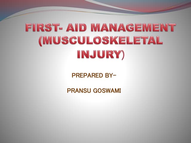 First Aid In Dislocation or muscles injury.pptx