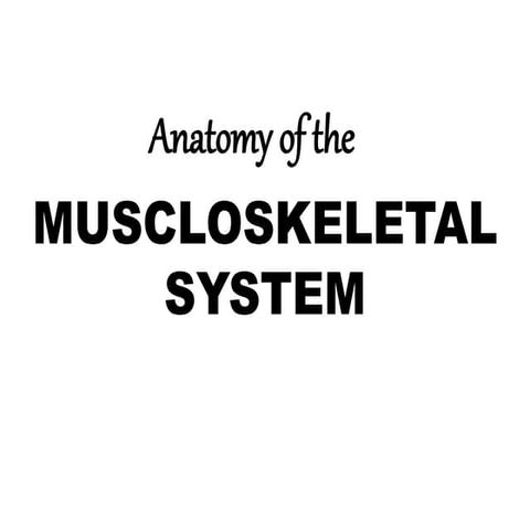 MusculoSkeletal Note.pptx
