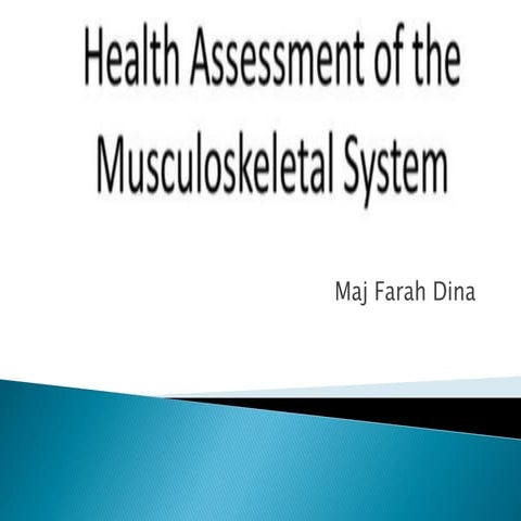 Musculoskeletal system | PDF