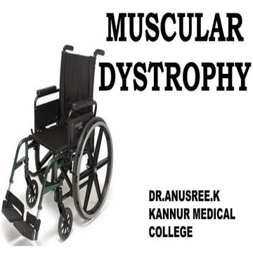 MUSCULAR DYSTROPHY | PPTX
