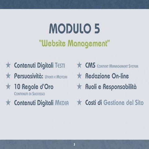 Muse Comunicazione: Website management, Content Curation & Redazione | PPT