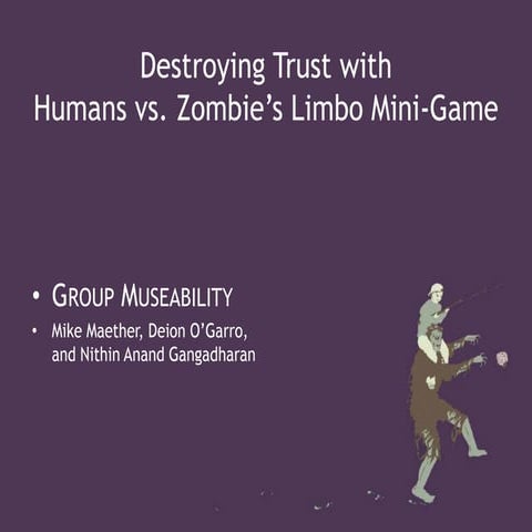 Humans vs. Zombies final presentation | PPT