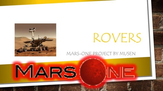Justin's Mars One Project | PPT