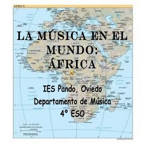Musica en África | PPT