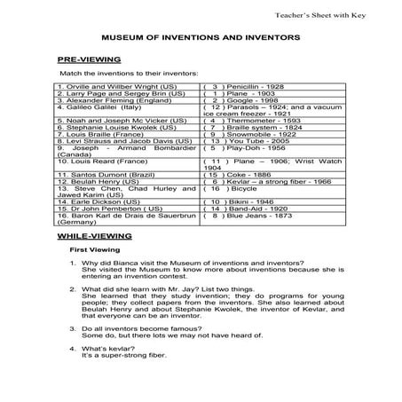 Inventors and Inventions | PPTX