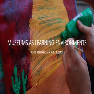 Museums as learning environments | PPT