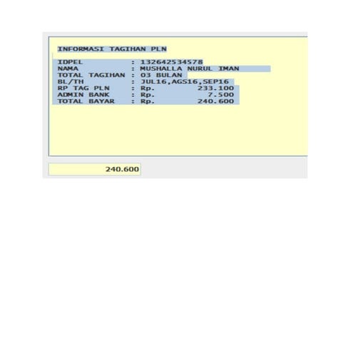 Mushalla nurul iman | DOCX