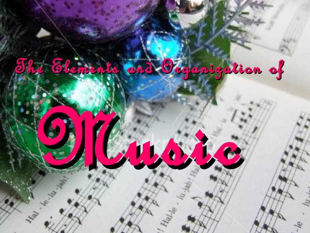 High school presentation/Forms of Music | PPTX