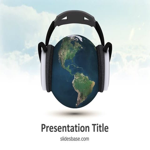 World Music PowerPoint Template | PPT
