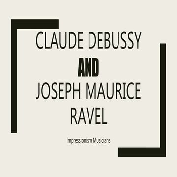 Debussy and Ravel | PPTX