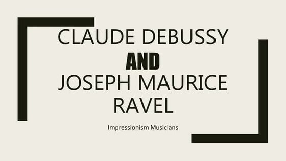 Claude debussy power point | KEY