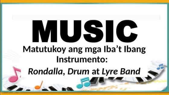 Mga Instrumentong Rondalya | PPT