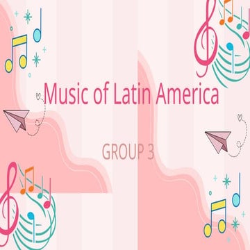 Music 10 lesson #1 latin american music | PPTX