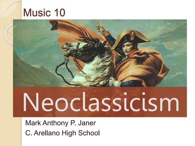Music of the 20th Century - Neo classicism | PPTX | Classical Music | Music