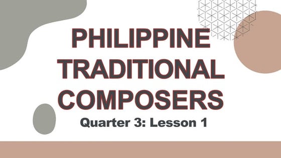 MAPEH GRADE 10 - PHILIPPINE BALLET MUSIC | PPT