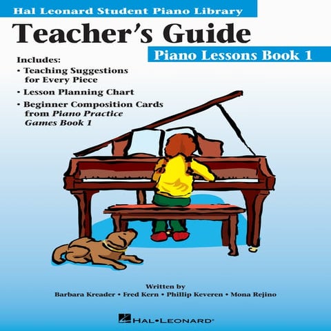 Teacher’s Guide Piano Lessons Book 1 | PDF
