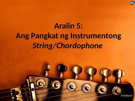 Mga Instrumentong Rondalya | PPT