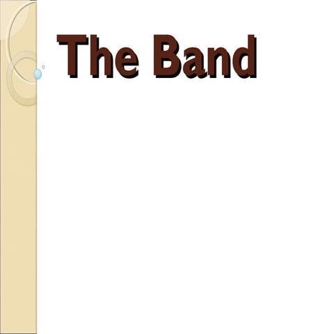 Music 6 lesson #1 the band | PPT