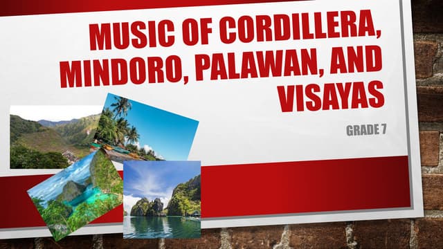 Indigenous Instruments of Mindoro | PPTX